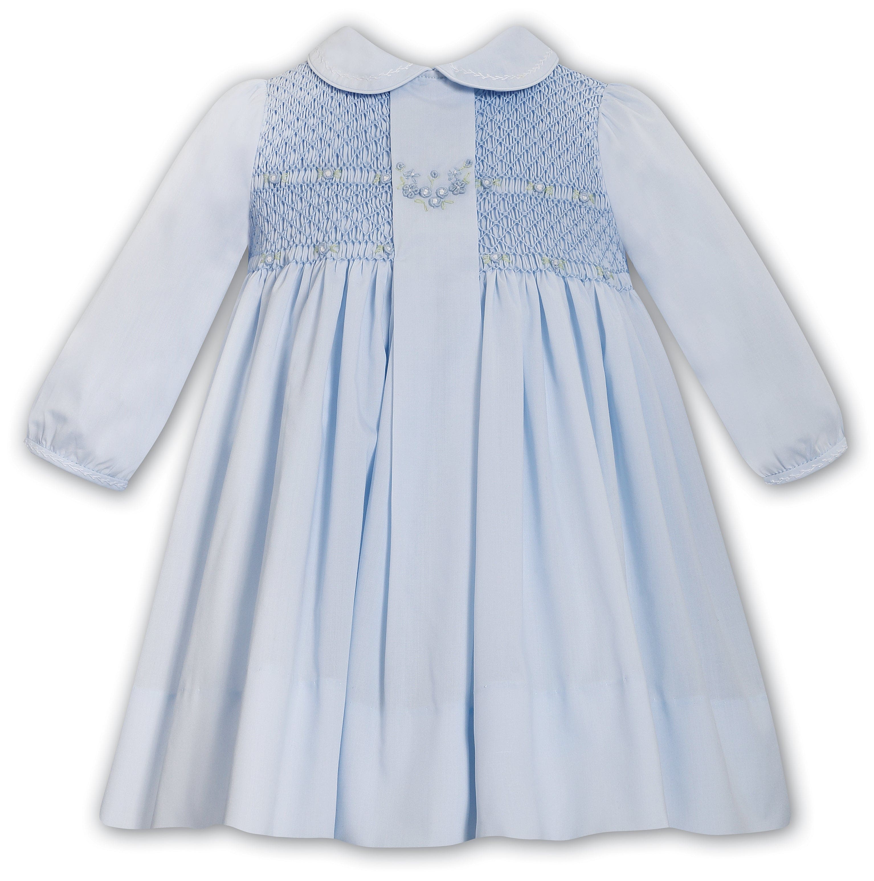 Sarah Louise Blue Hand Smocked Dress - 013744L – Bella Sienna