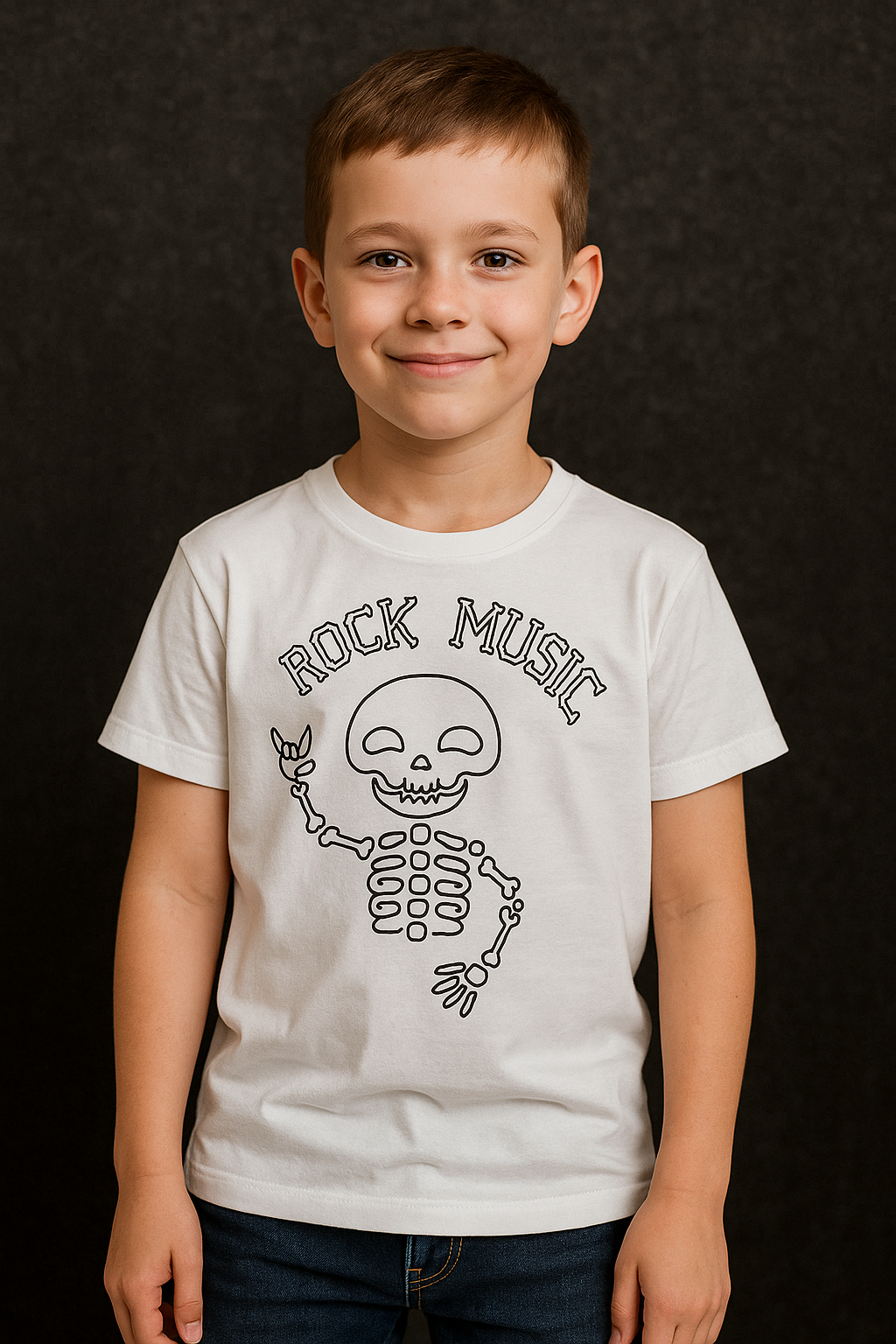iDO Boys Short-Sleeved Glow In The Dark Top (Perfect For Halloween ...