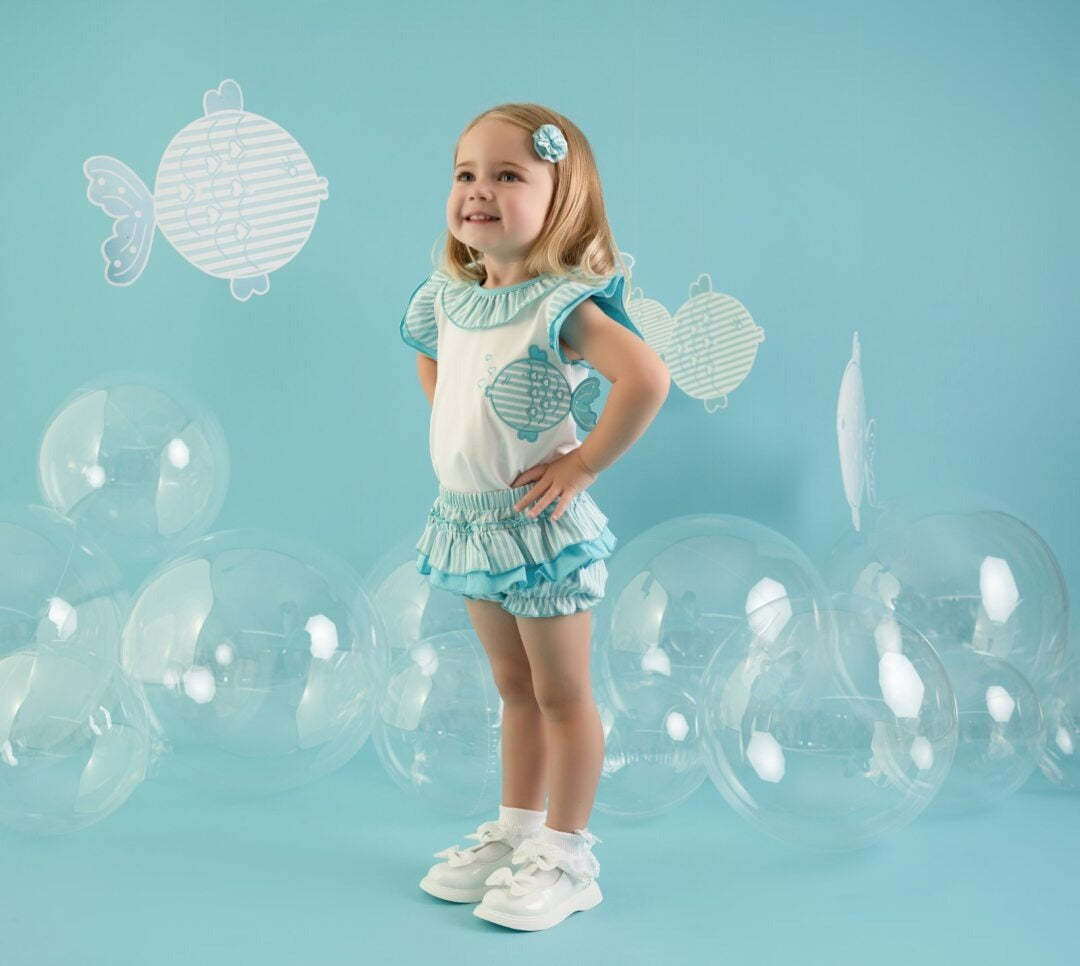 Little A "KHLOE" Little Fish Jam Pants Set- LA24206 – Bella Sienna