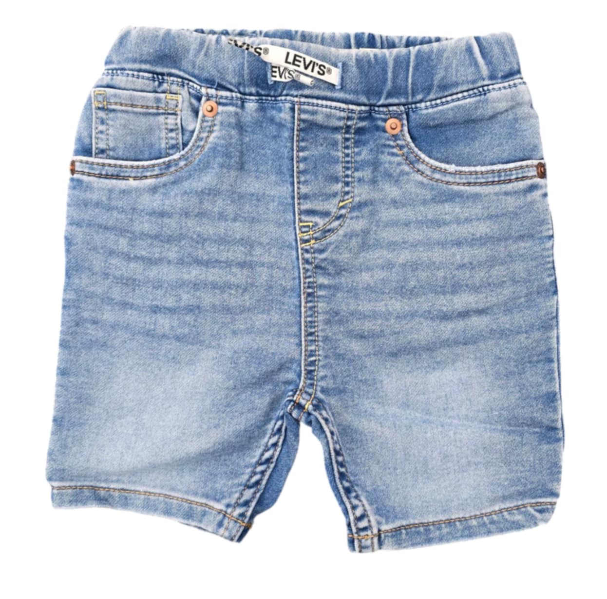 Levi's Baby Boys Skinny Fit Dobby Shorts - 6ED613-MDH - LIGHTER BLUE ...