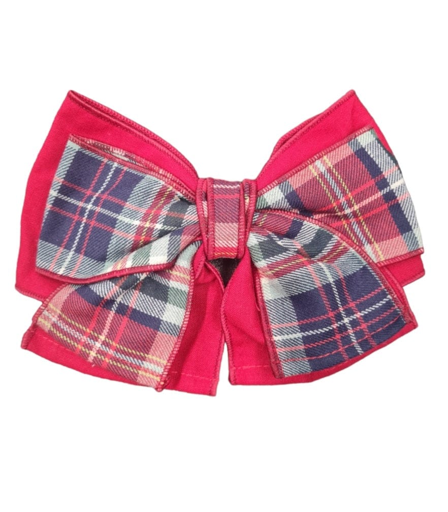 Babine Red Tartan Hair Bow - 2212927 – Bella Sienna